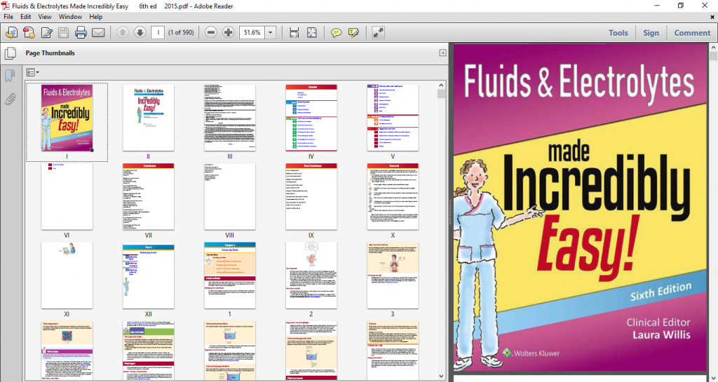 Fluids & Electrolytes Made Incredibly Easy! (Incredibly Easy! Series ...